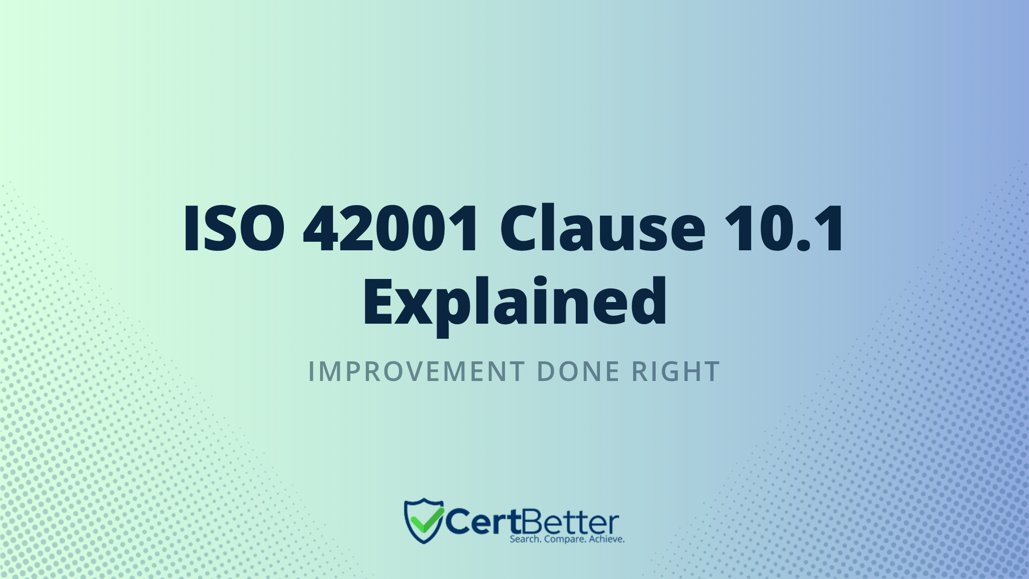ISO 42001 Clause 10.1 General Explained With Examples - CertBetter
